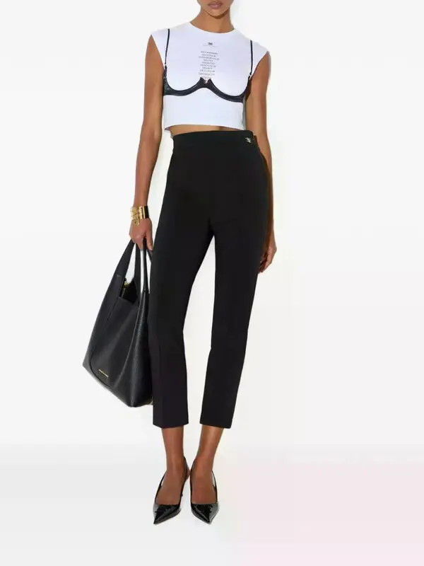 Elisabetta Franchi Technical-fabric Trousers