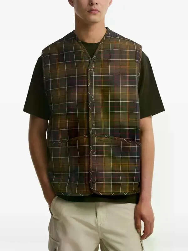 Barbour Tartan-print Gilet
