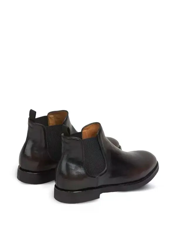 Officine Creative Calf Leather Chelsea Boots - Brown