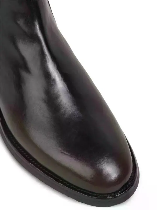 Officine Creative Calf Leather Chelsea Boots - Brown