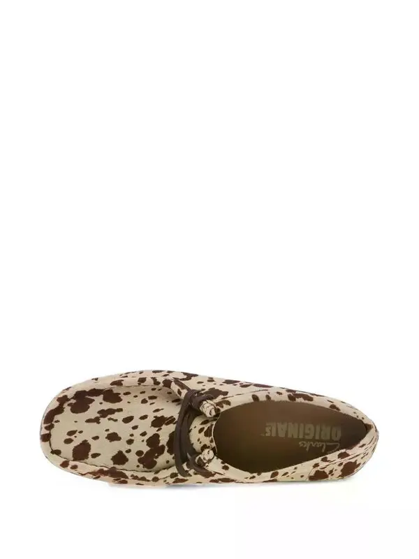 Clarks Wallabee Cow-print Loafers