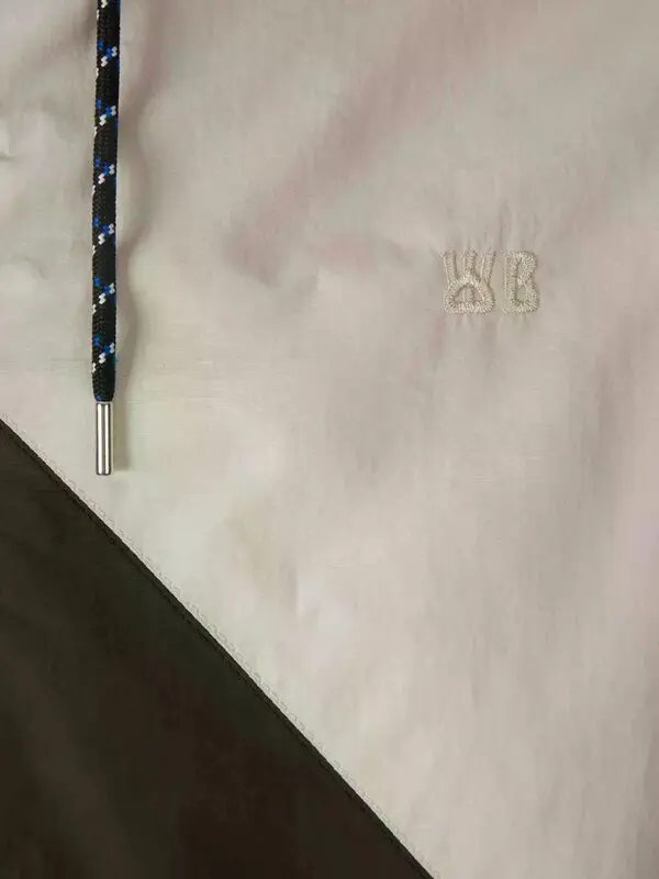 WALES BONNER Kalpa Diagonal-stripe Hooded Jacket