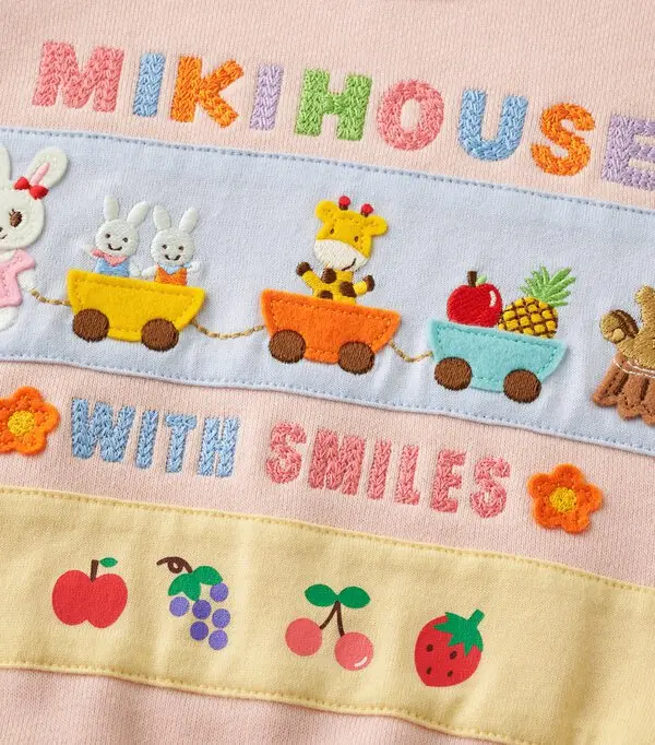 MIKI HOUSE Cotton Embroidered Sweatshirt
