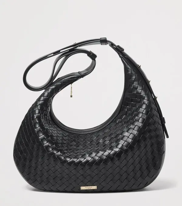 ASPINAL OF LONDON Large Soho Crescent Cross-body Bag