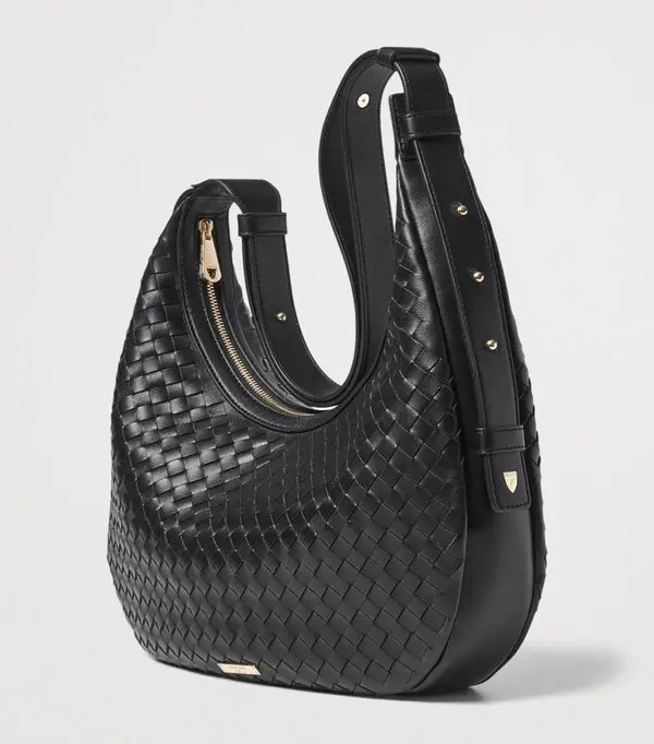 ASPINAL OF LONDON Large Soho Crescent Cross-body Bag