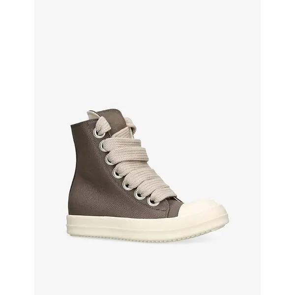 Rick Owens Jumbo-lace High Canvas Trainers
