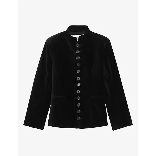 Zadig&Voltaire Vallo Officer-collar Stretch-woven Blazer