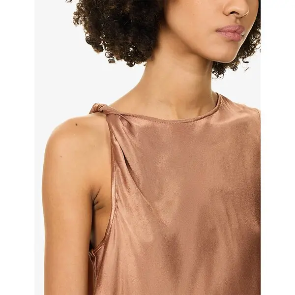 Rails Robin Twist Shoulder Strap Satin Tank Top