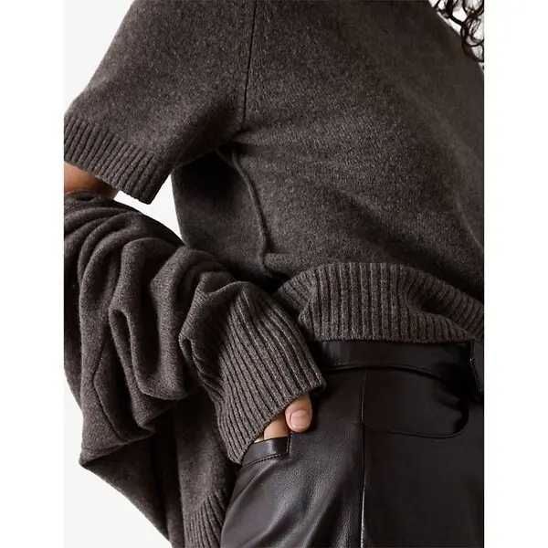Whistles V-neck Long-sleeve Wool Cardigan