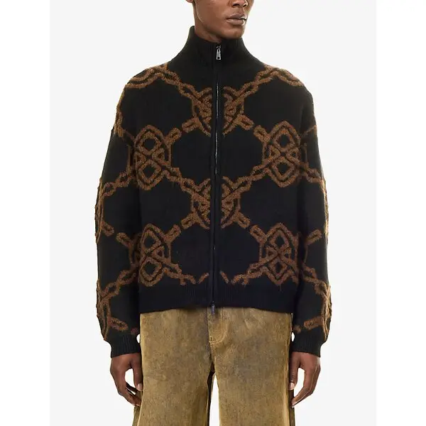DAILY PAPER Shield Knitted Cardigan