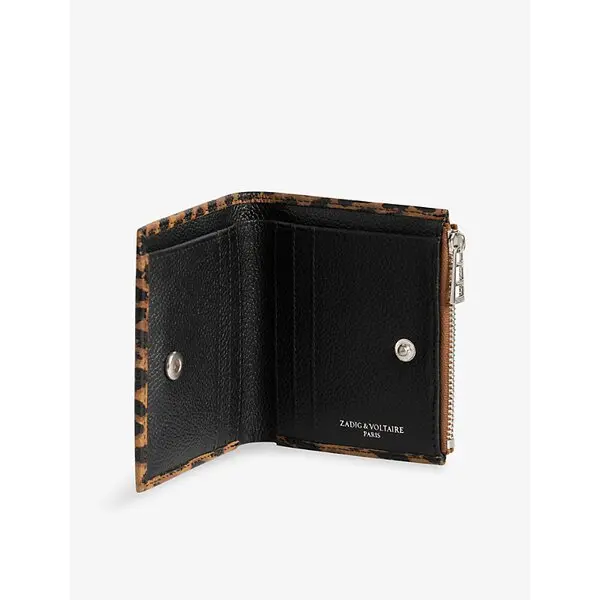 Zadig&Voltaire Zv Leopard Leather Wallet