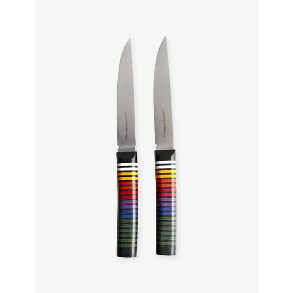 FLORENTINE KITCHEN KNIVES Florentine Western Stainless-steel Knife Steak Knives Set Of 2 - Multi