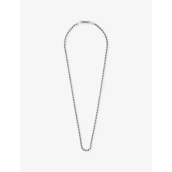 NINETWOFIVE Munir Sterling- Rope Chain Necklace