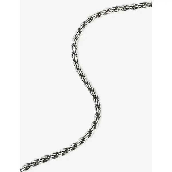 NINETWOFIVE Munir Sterling- Rope Chain Necklace