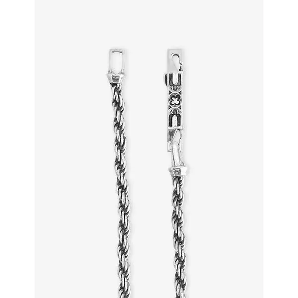 NINETWOFIVE Munir Sterling- Rope Chain Necklace