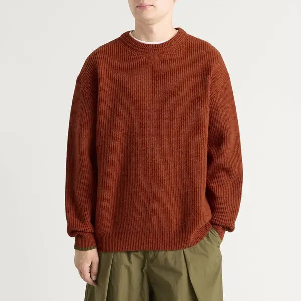 FRIZMWORKS Patch Round Pullover Knit
