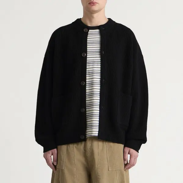 FRIZMWORKS Heavy Wool Round Cardigan