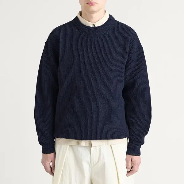 FRIZMWORKS Patch Round Pullover Knit