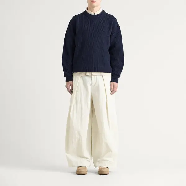 FRIZMWORKS Patch Round Pullover Knit