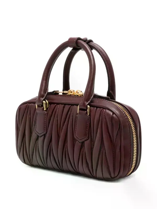 Miu Miu Mini Leather Tote Bag