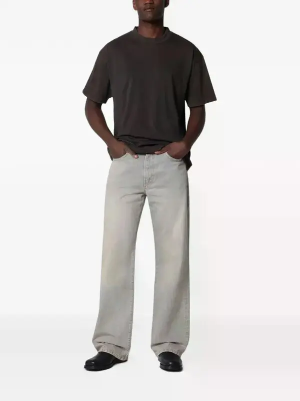JEANERICA Vega Logo-patch Straight-leg Jeans