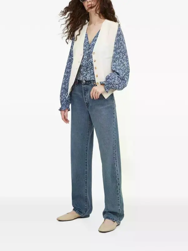 LEVI'S Tamara Floral-print V-neck Blouse