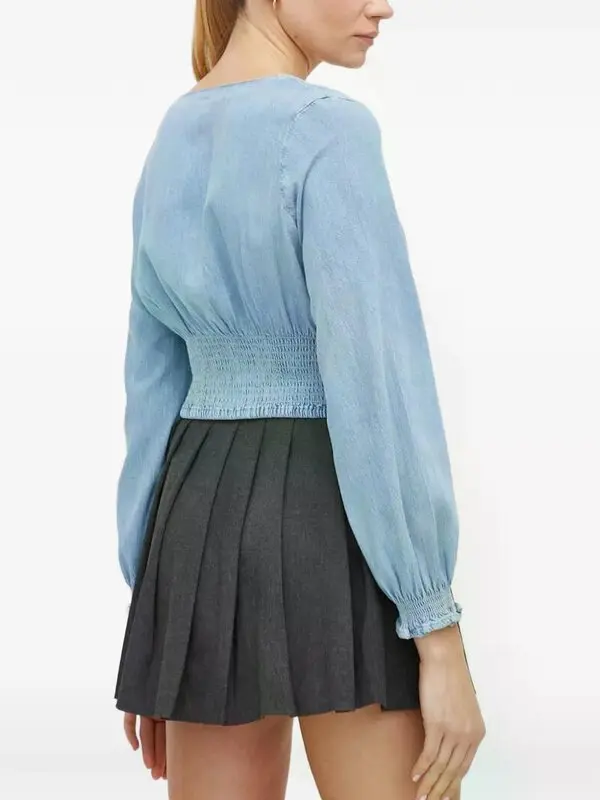 LEVI'S Buttoned V-neck Top