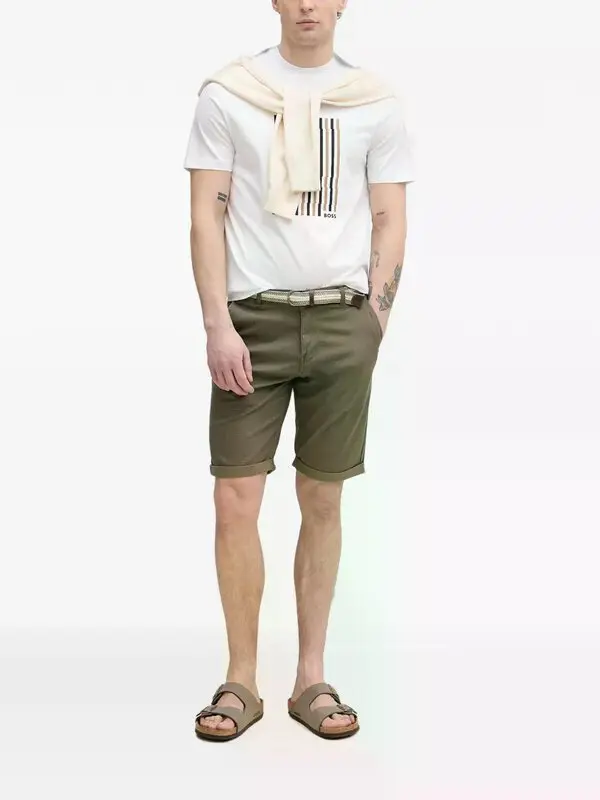 LINDBERGH Belted Chino Shorts