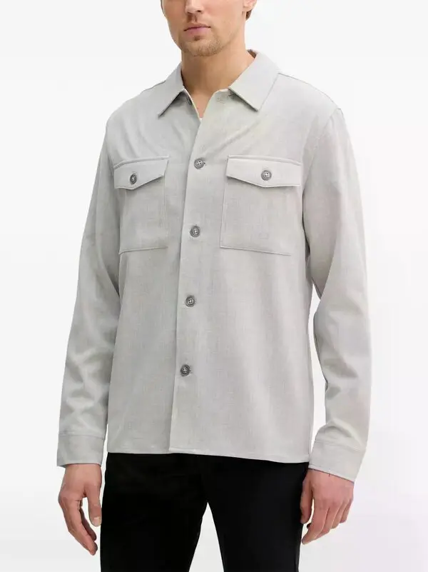 Lindbergh Flap-pocket Long-sleeve Shirt