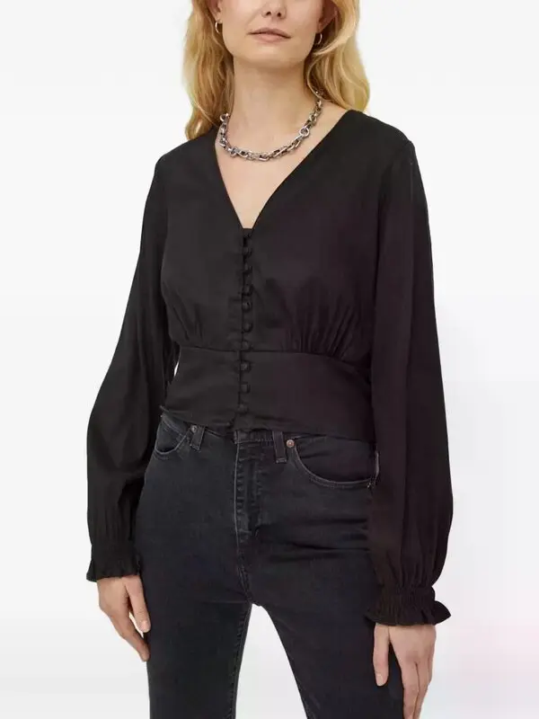 LEVI'S Tamara V-neck Blouse - Black