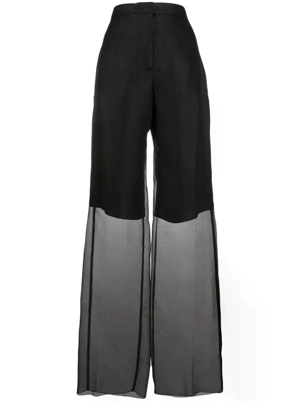JIL SANDER Sheer Layered Trousers