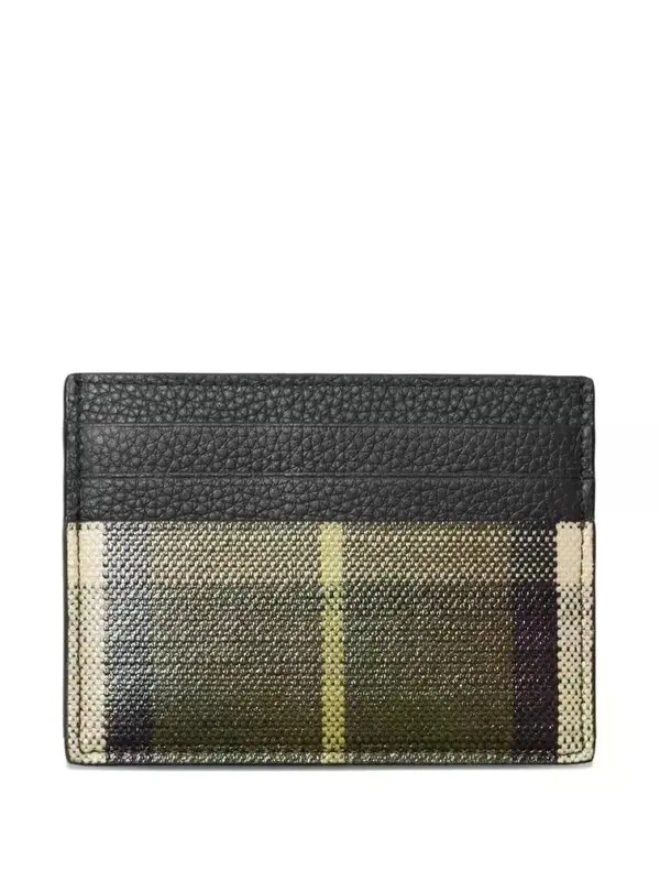 Burberry Tall Check Card Holder