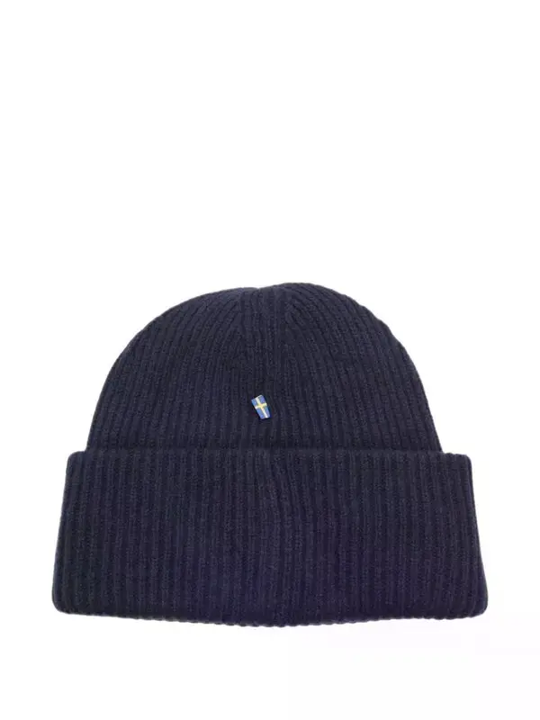 Fjallraven 1960 Logo-patch Beanie Hat - Blue