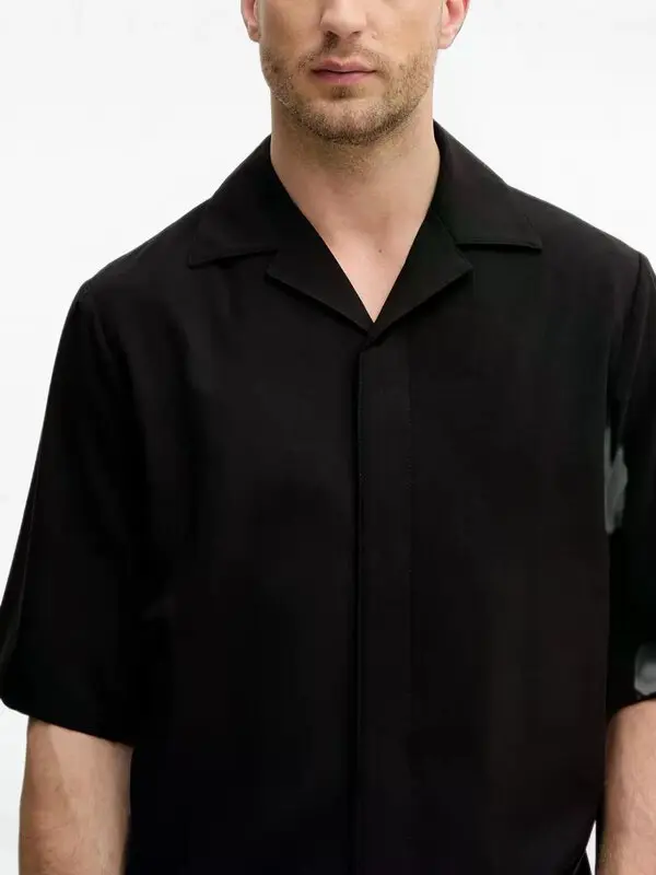 LINDBERGH Elasticated-hem Camp-collar Shirt