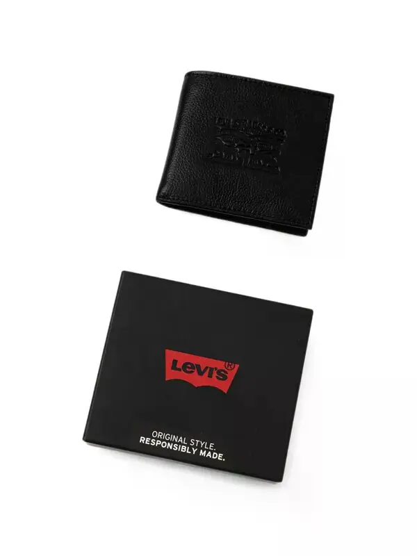 LEVI'S Two Horse Logo-debossed Bi-fold Wallet