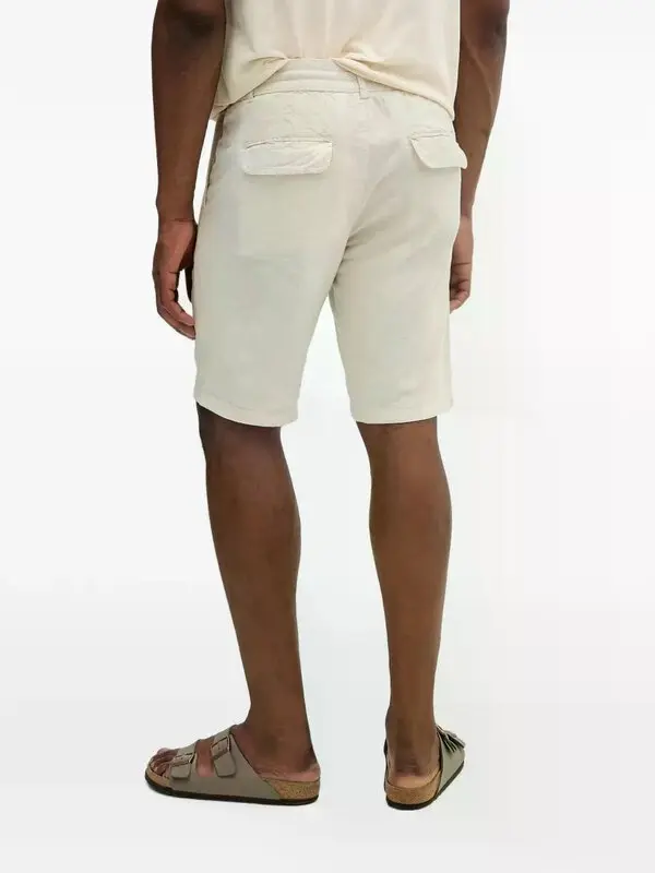 LINDBERGH Drawstring-waist Logo-patch Shorts