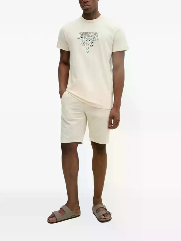 Lindbergh Drawstring-waist Logo-patch Shorts