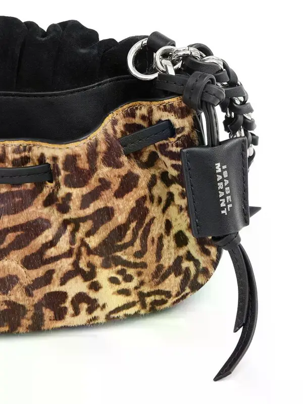 Isabel Marant Étoile Bolton Leopard-print Shoulder Bag - Brown