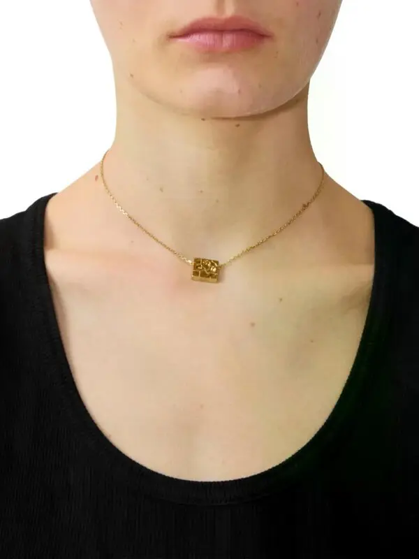 Burberry Rose Monogram Necklace - Gold