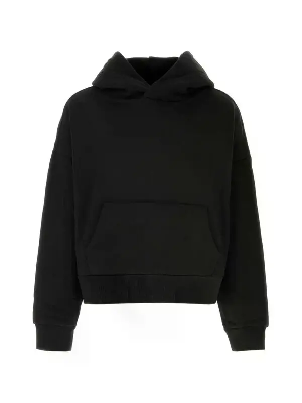 ENTIRE STUDIOS Oversized Cotton Hoodie - Black