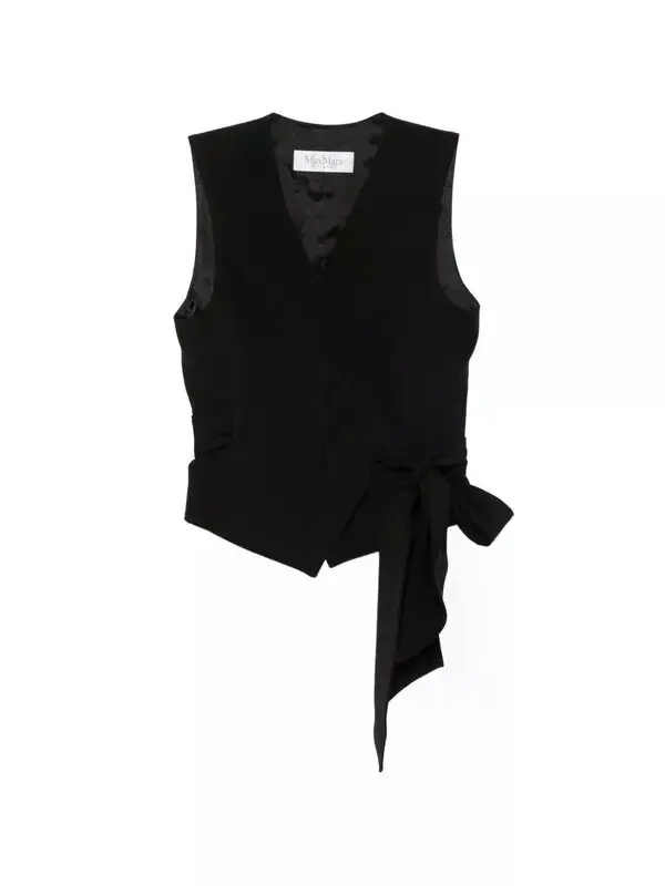 Max Mara Compact Cady Cropped Gilet