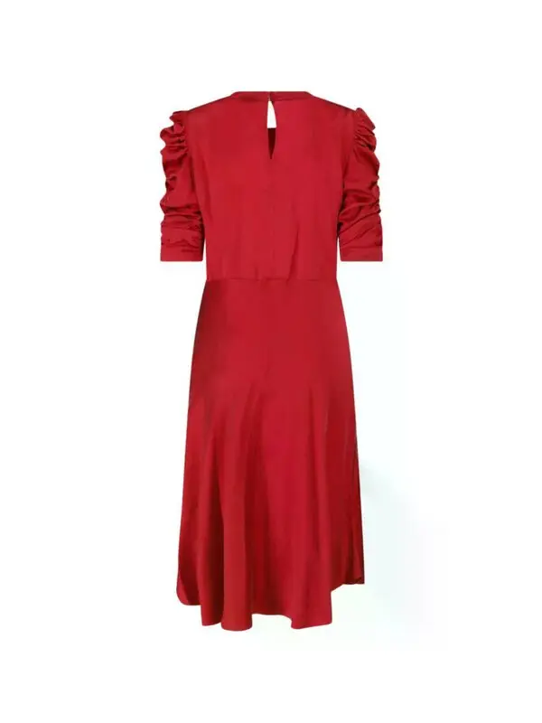 Isabel Marant Étoile Lemila Ruched Silk Midi Dress