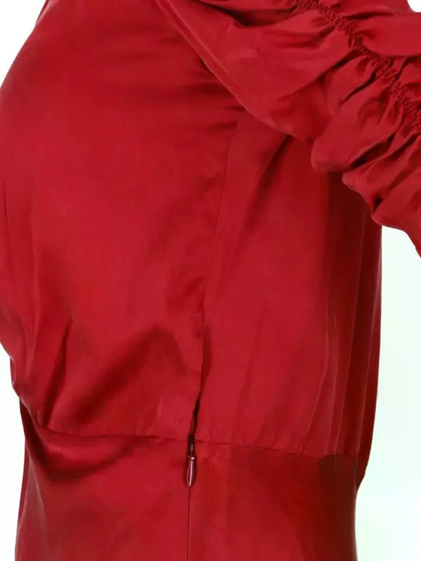 Isabel Marant Étoile Lemila Ruched Silk Midi Dress