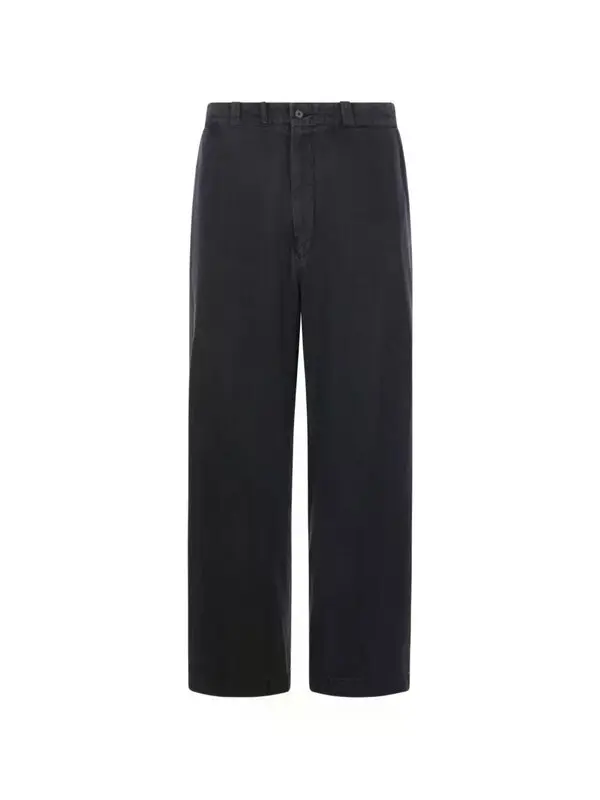 A.PRESSE Cotton-gabardine Chino Trousers