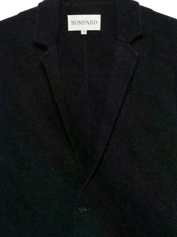 Eric Bompard Piqué-knit Patch-pocket Blazer