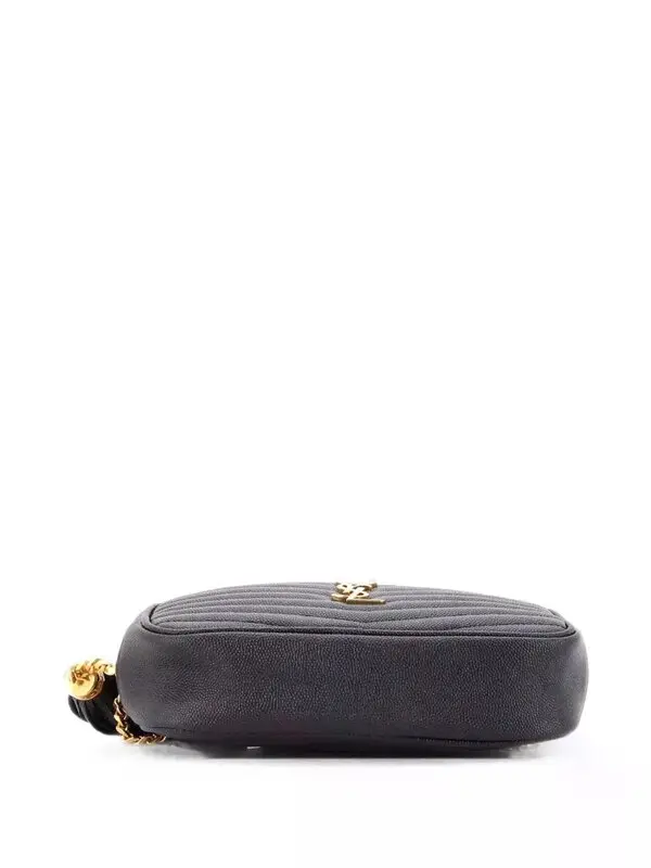 Saint Laurent Lou Camera Bag Matelasse Chevron Leather Mini Crossbody Bag