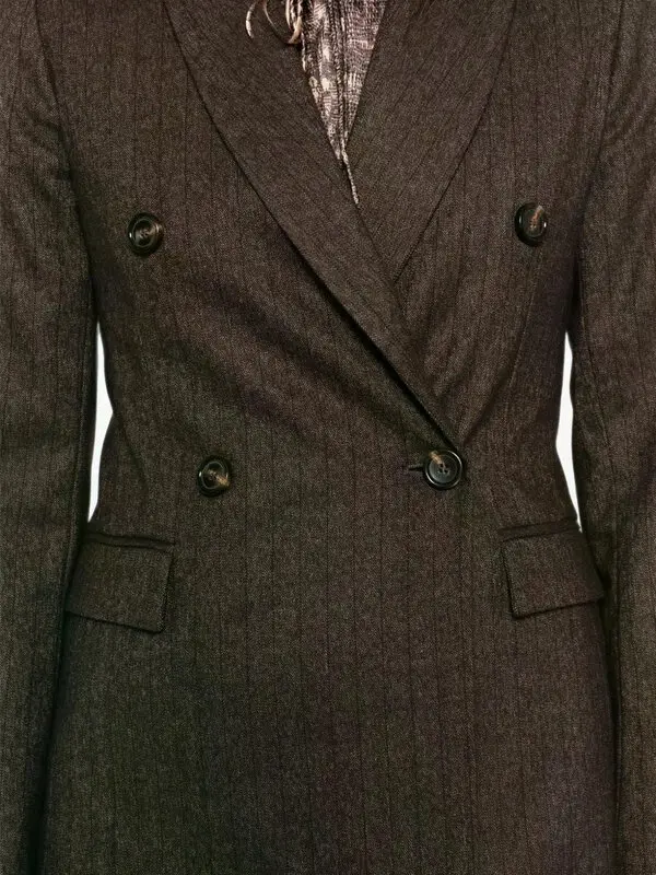 VELA SHOP Herringbone Double-breasted Suit