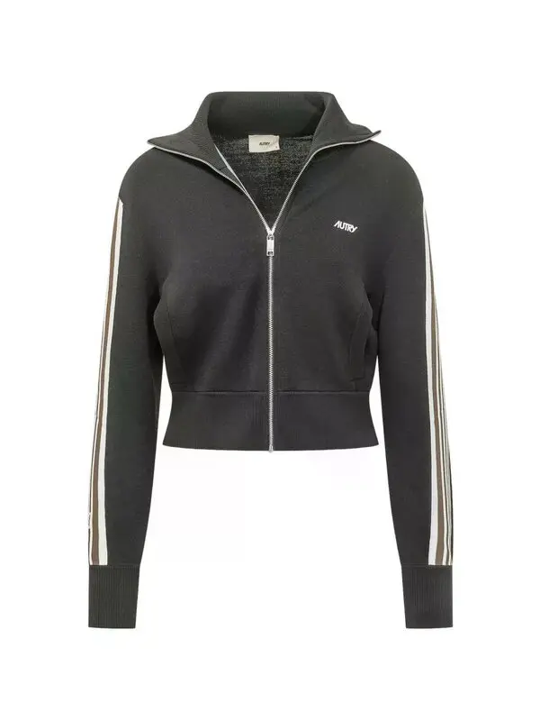 AUTRY Side-stripe Zip-up Sweatshirt