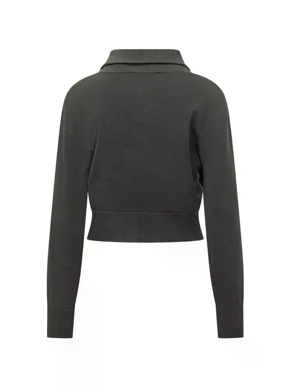 AUTRY Side-stripe Zip-up Sweatshirt