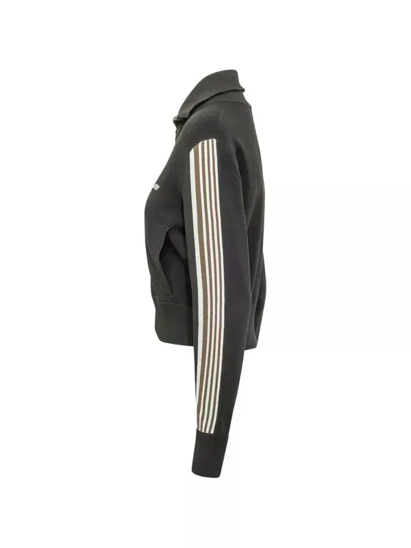 AUTRY Side-stripe Zip-up Sweatshirt